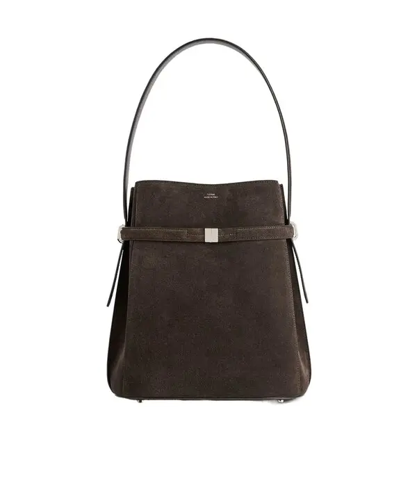 TOTEME Belted Bucket Bag - Brown
