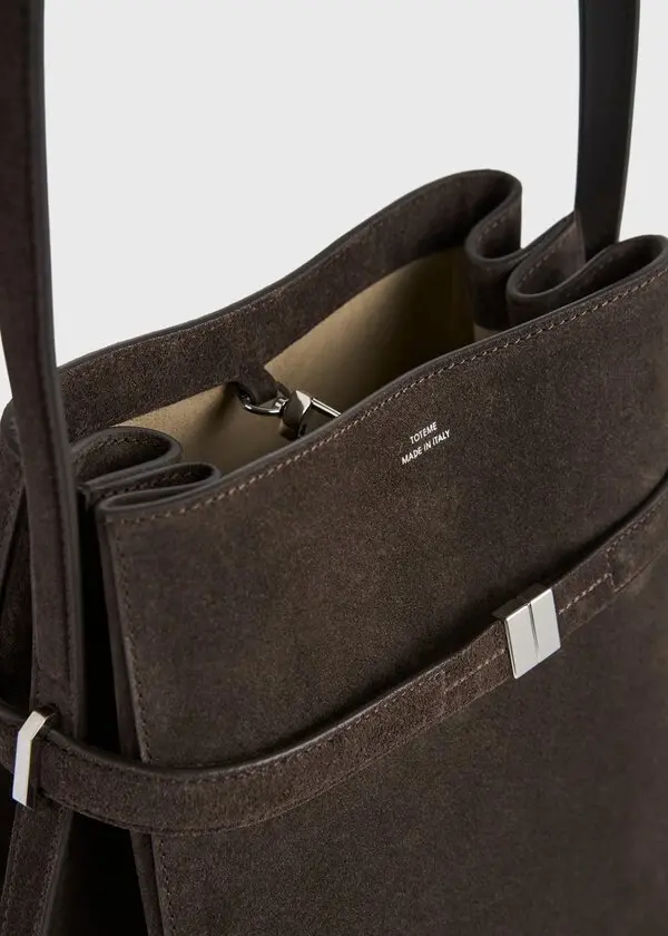 TOTEME Belted Bucket Bag - Brown