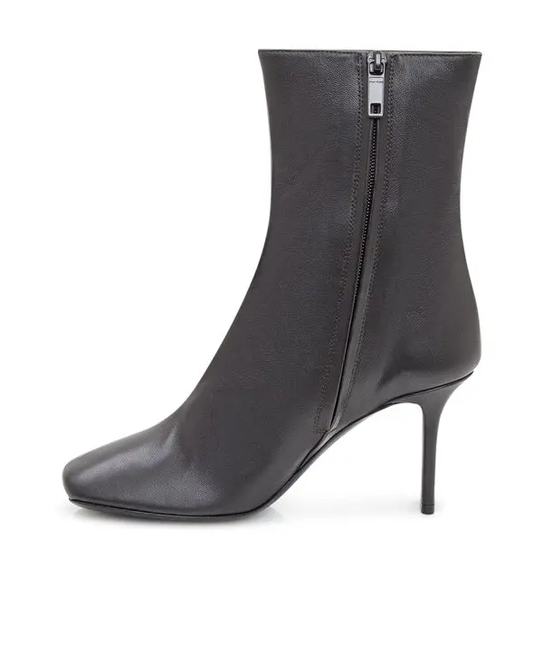 COURREGES Square Toe Ankle Boots