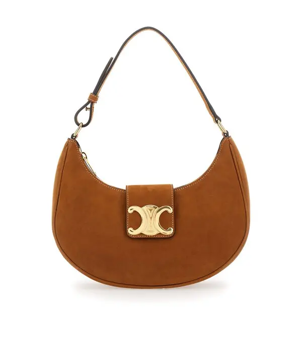 Celine Medium Zip Shoulder Bag - Brown