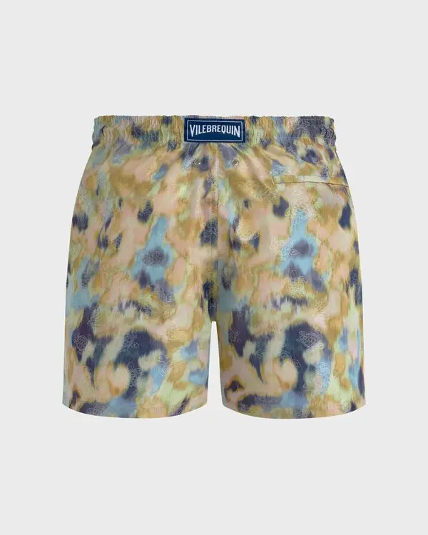 Vilebrequin X Maison Bucol Blurred Nymphea Swim Shorts
