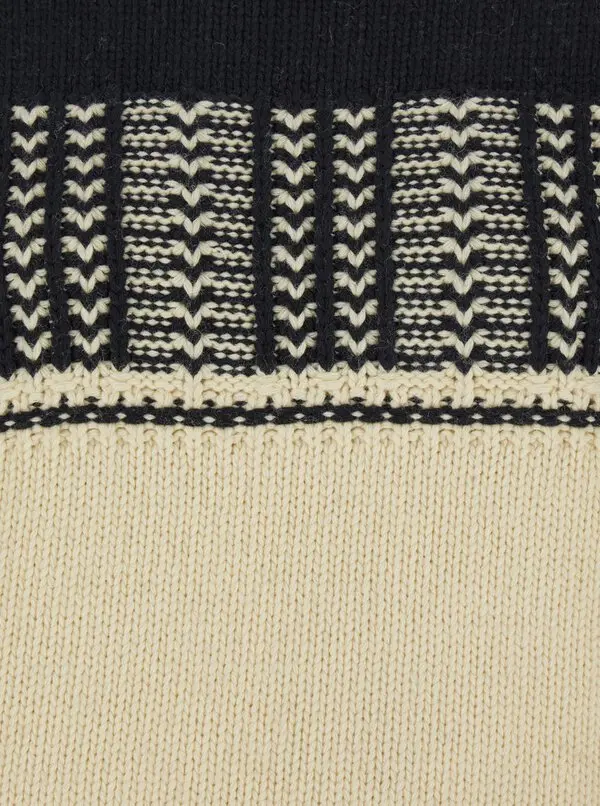 LOW CLASSIC Intarsia Crewneck Sweater