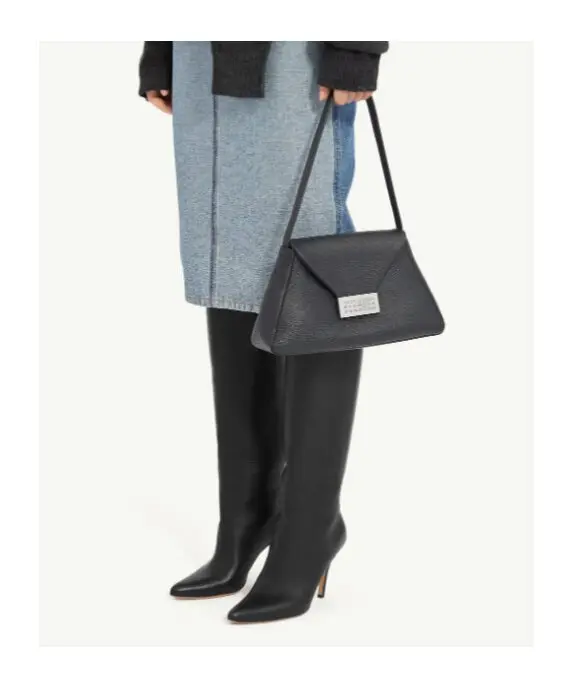 MAISON MARGIELA Numeric Logo Plaque Clutch Bag