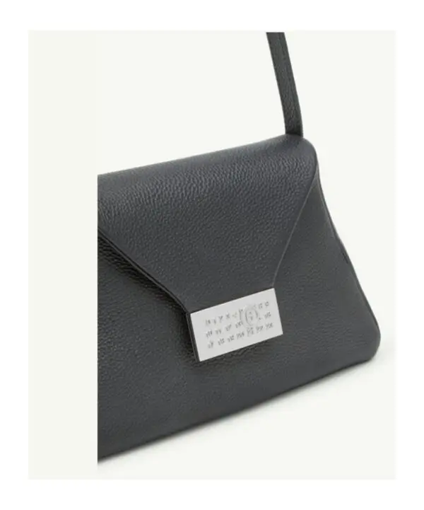 MAISON MARGIELA Numeric Logo Plaque Clutch Bag
