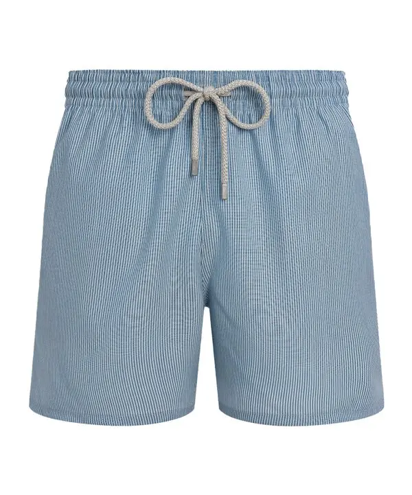 Vilebrequin Drawstring Striped Swim Shorts - Blue