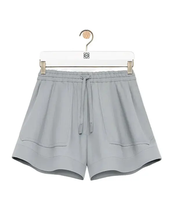 Loewe Cotton Shorts - Gray