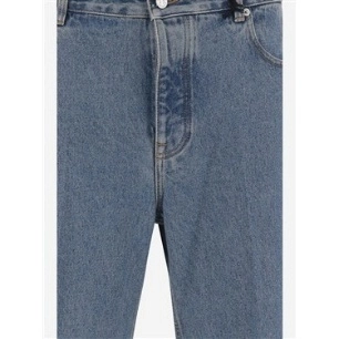Valentino Garavani Straight Leg Jeans With Logo Patch