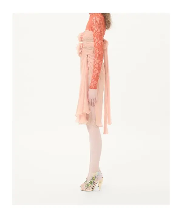 Valentino Garavani Lace-embellished Midi Dress