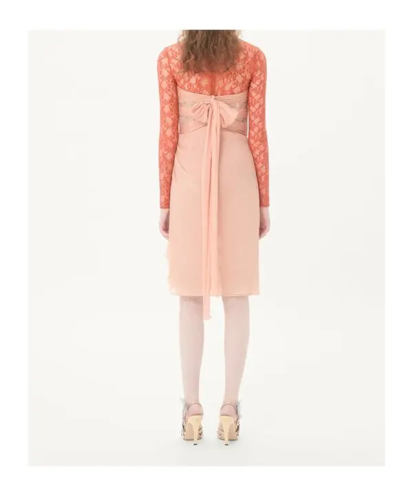Valentino Garavani Lace-embellished Midi Dress