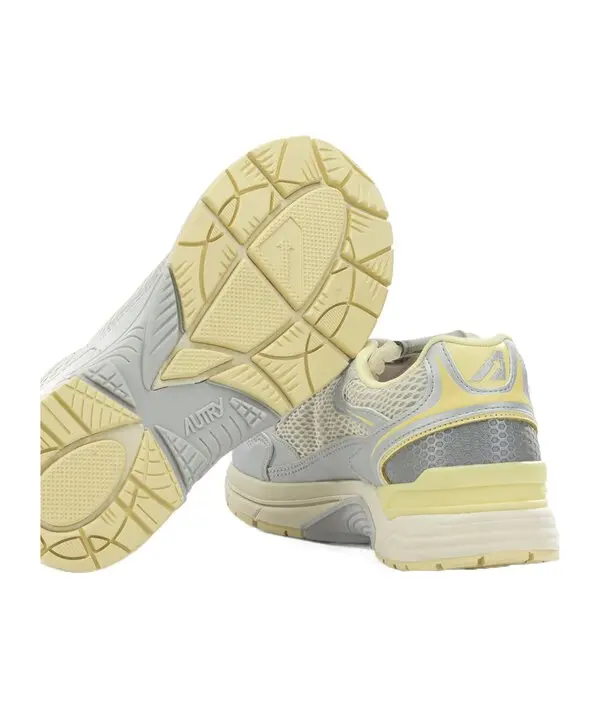 AUTRY Hyperway Low-top Sneakers With Jacquard Logo - Grey