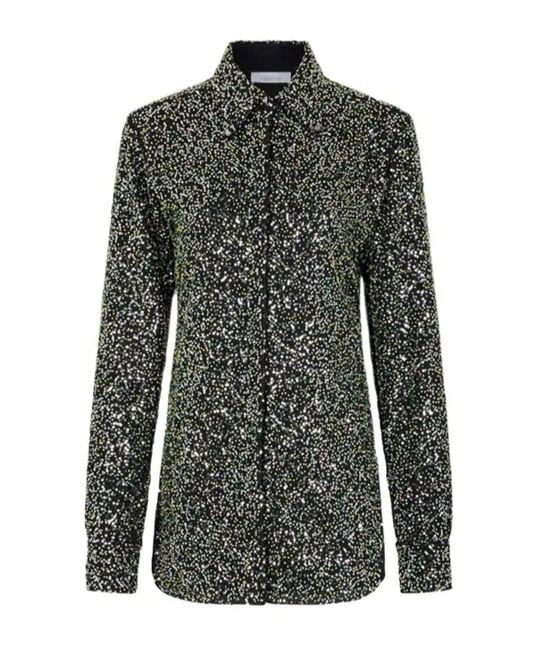 Rabanne Embellished Long-sleeved Shirt