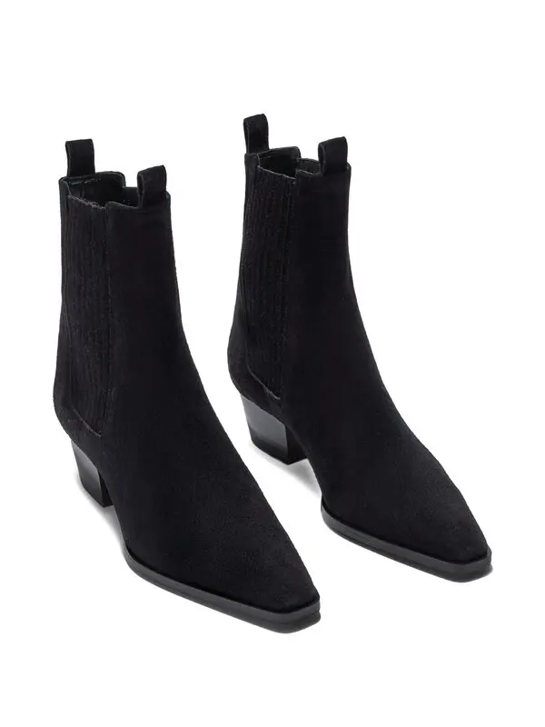 AeydĒ Agata Suede Chelsea Boots - Black