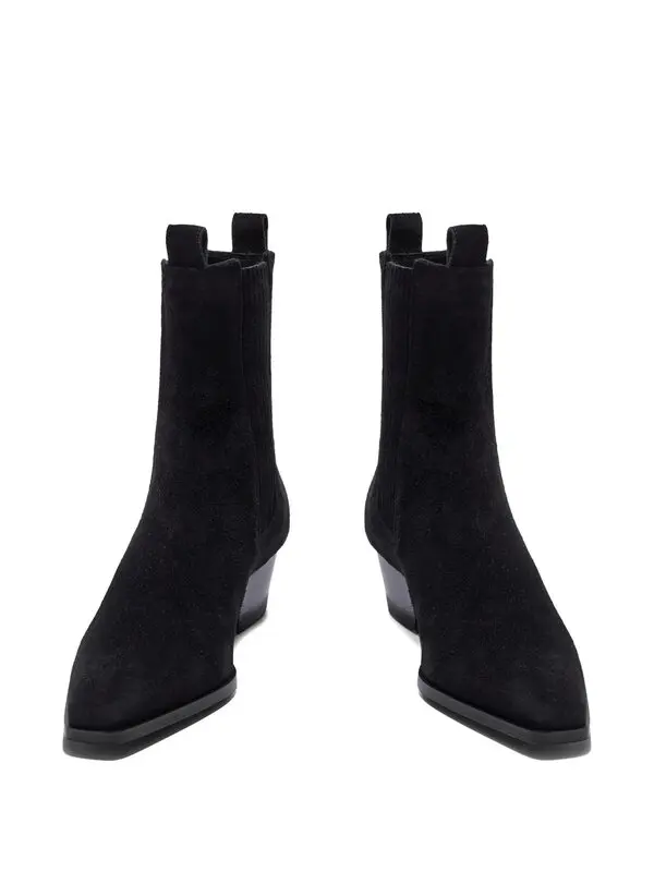 AeydĒ Agata Suede Chelsea Boots - Black