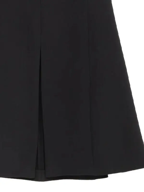 Alaïa Mid-length A-line Skirt With Front Seam Pockets