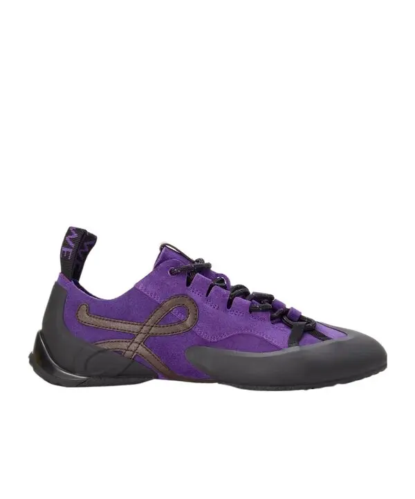 Loewe Grip Lace-up Low-top Sneakers - Purple-brown