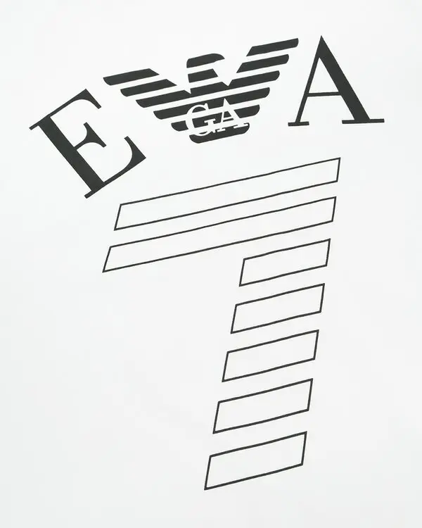 EA7 Logo Round Neck T-shirt