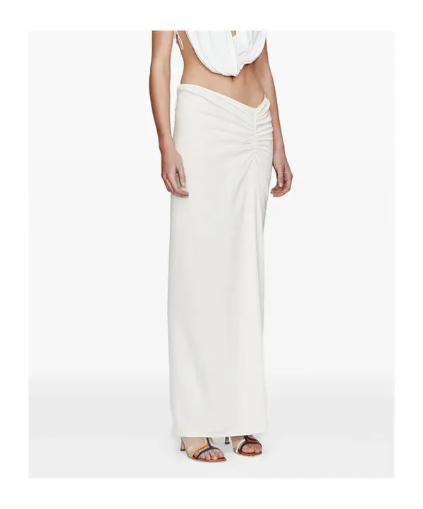 Christopher Esber Ruched Draped Maxi Skirt