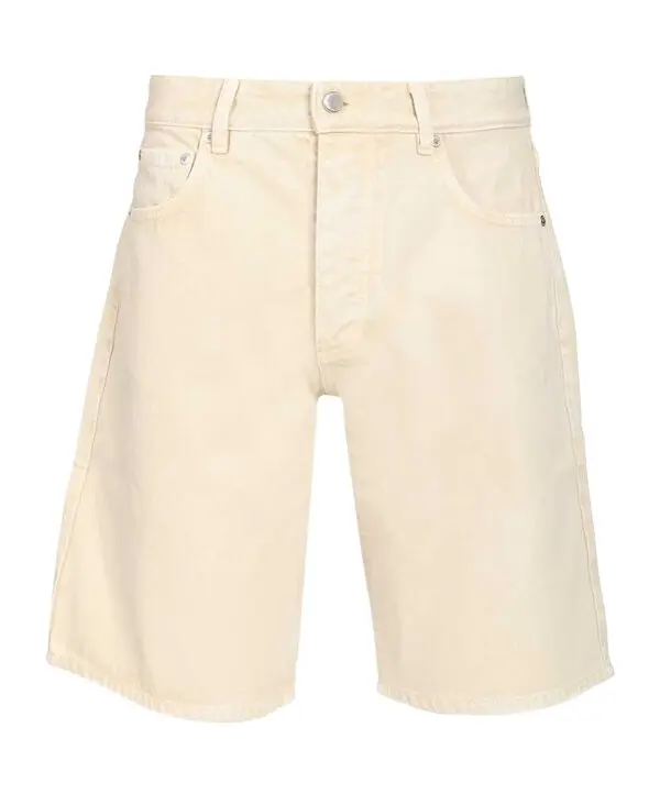 ICON DENIM LOS ANGELES Bobby Wide-leg Denim Shorts - Nude
