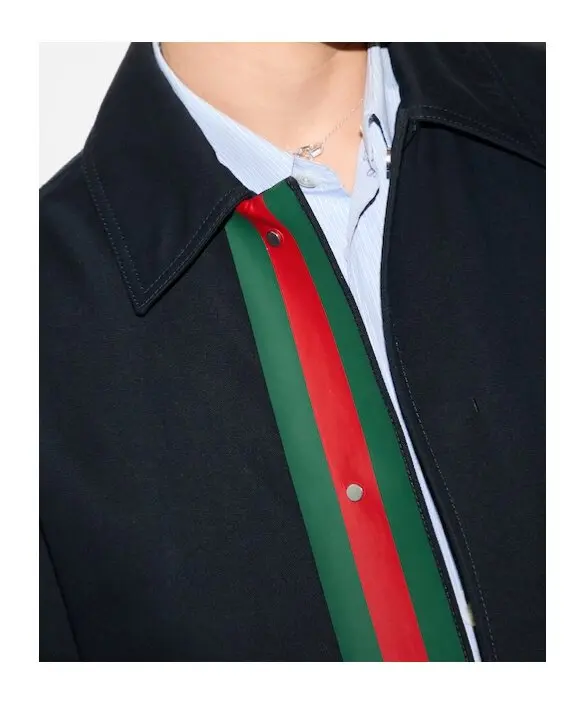 Gucci Embossed Gabardine Jacket