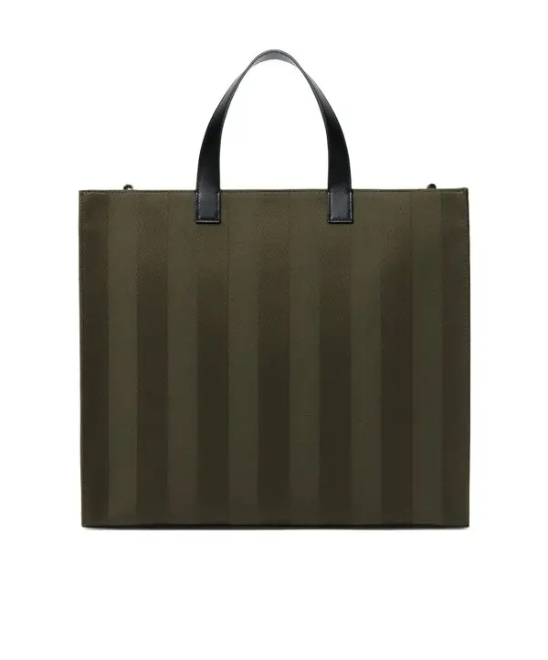 Fendi Club Crest Embroidered Tote Bag - Green