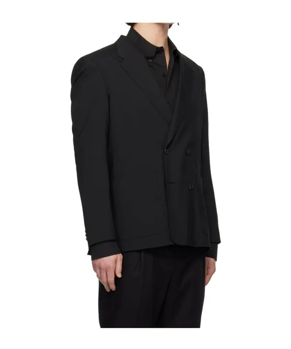 Hugo Boss Slim-fit Wool Blend Long-sleeved Suit Jacket