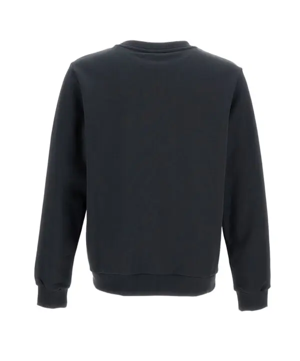 A.p.c. Logo Embroidered Crewneck Sweatshirt - Black