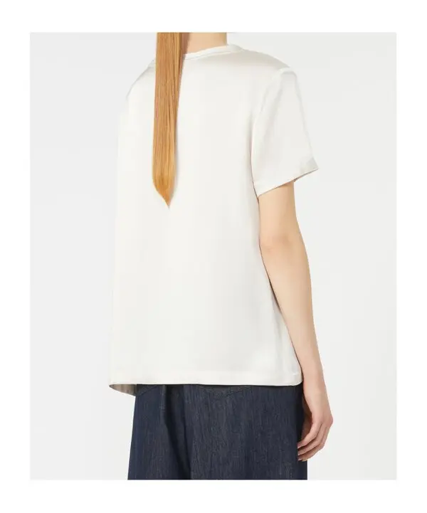Max Mara Viscose Satin T-shirt
