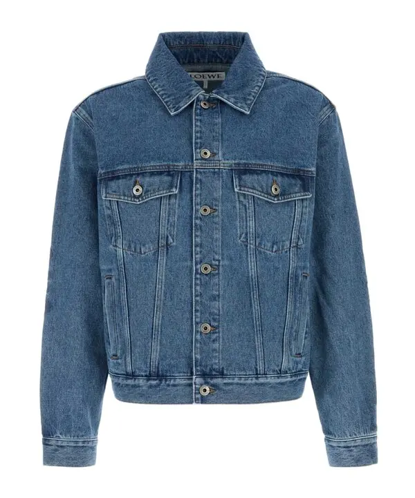 Loewe Anagram Buttoned Jacket - Blue