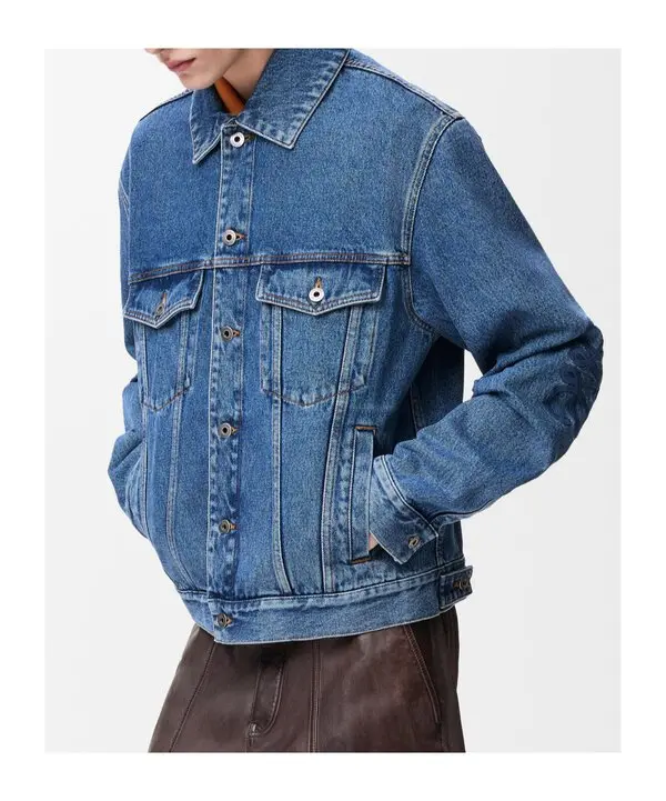 Loewe Anagram Buttoned Jacket - Blue