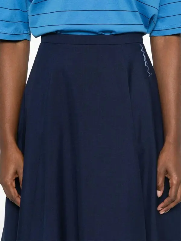 Marni Wool Midi Skirt