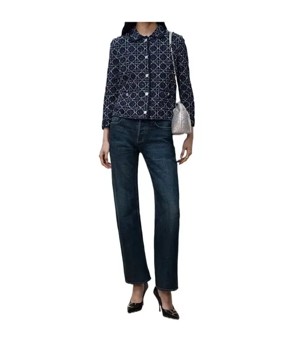 Dior Macrocannage Jacket With Cd Signature Buttons