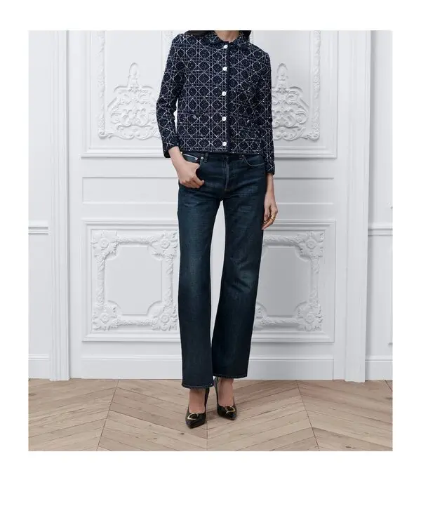 Dior Macrocannage Jacket With Cd Signature Buttons