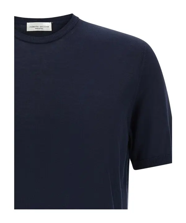 ROBERTO COLLINA Crew Neck T-shirt - Black