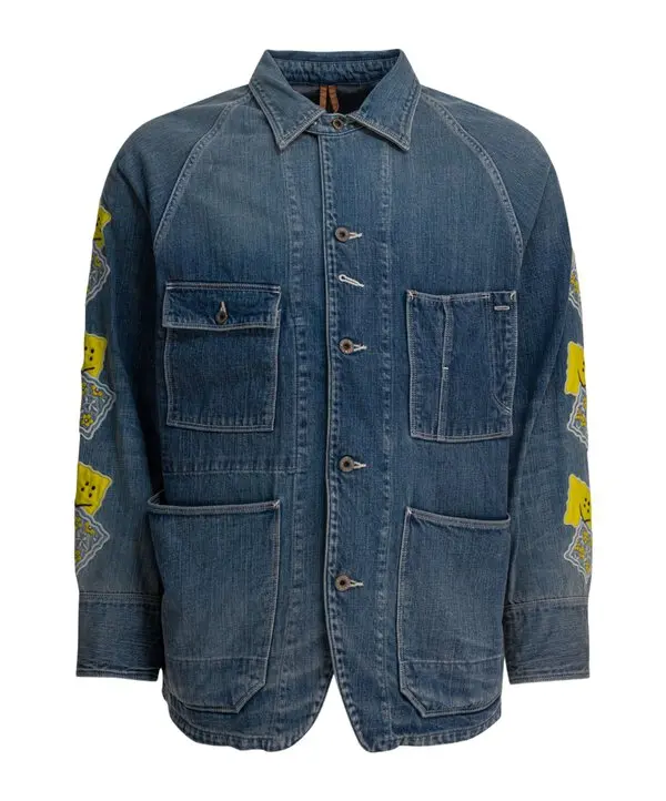 Kapital Embroidered Patch-pocket Denim Jacket