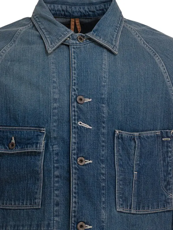 Kapital Embroidered Patch-pocket Denim Jacket