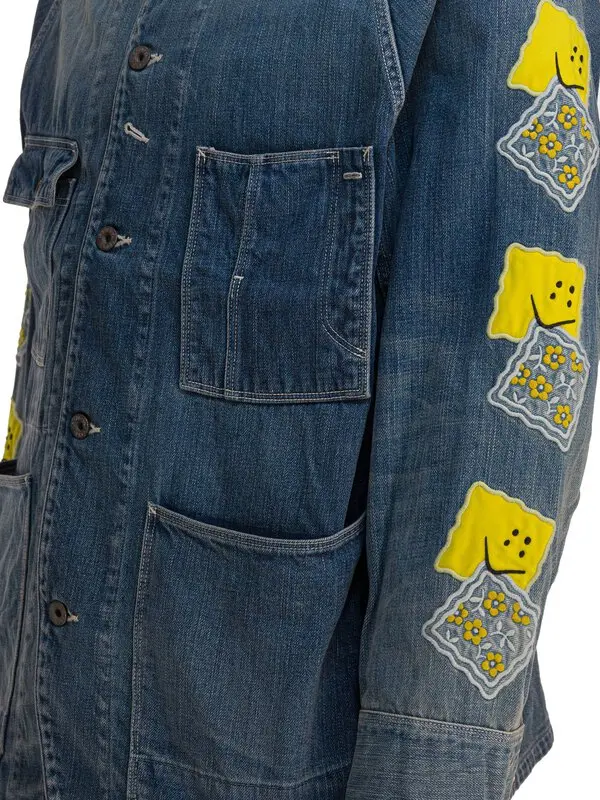 Kapital Embroidered Patch-pocket Denim Jacket