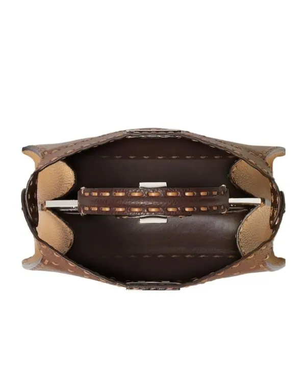 Fendi Peekaboo Iseeu Small Tote Bag - Brown