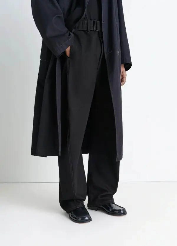 LEMAIRE Glossed Square-toe Loafers