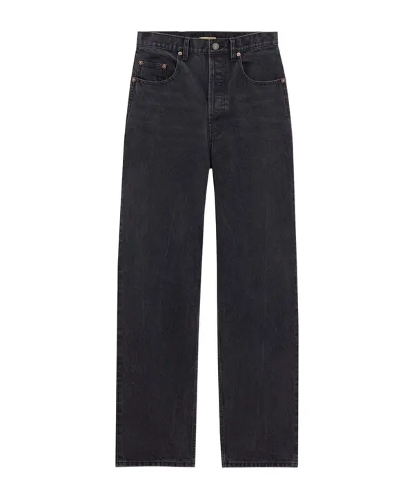 Saint Laurent Carrot-fit Jeans - Black
