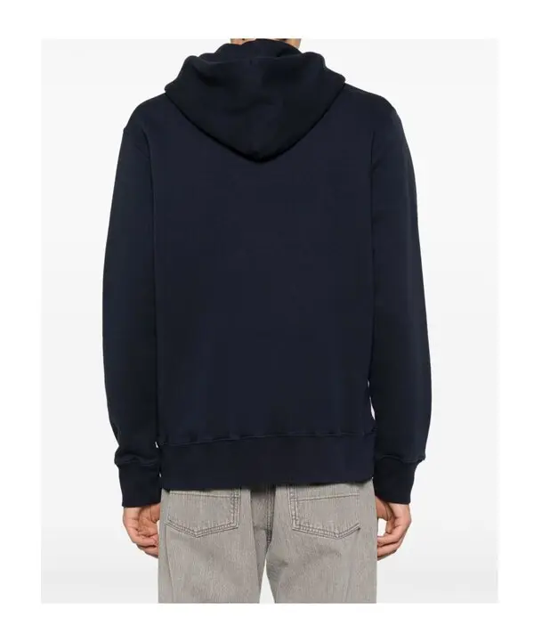 AUTRY Logo Drawstring Hoodie - Black
