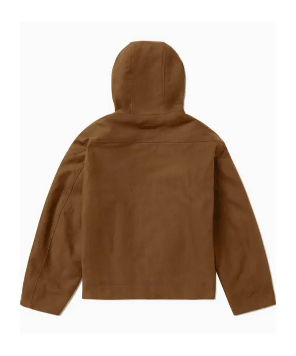 1989 STUDIO Textured Hooded Coat