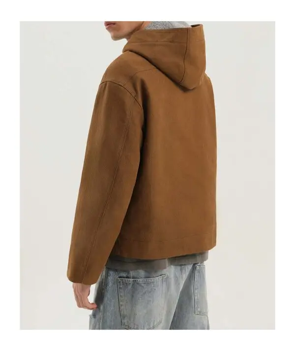 1989 STUDIO Textured Hooded Coat