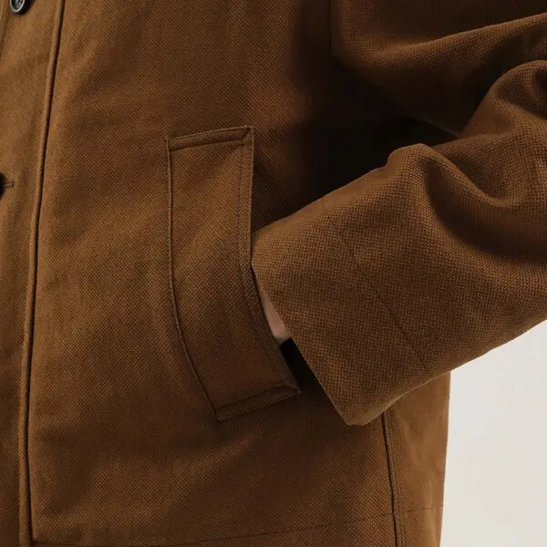 1989 STUDIO Textured Hooded Coat