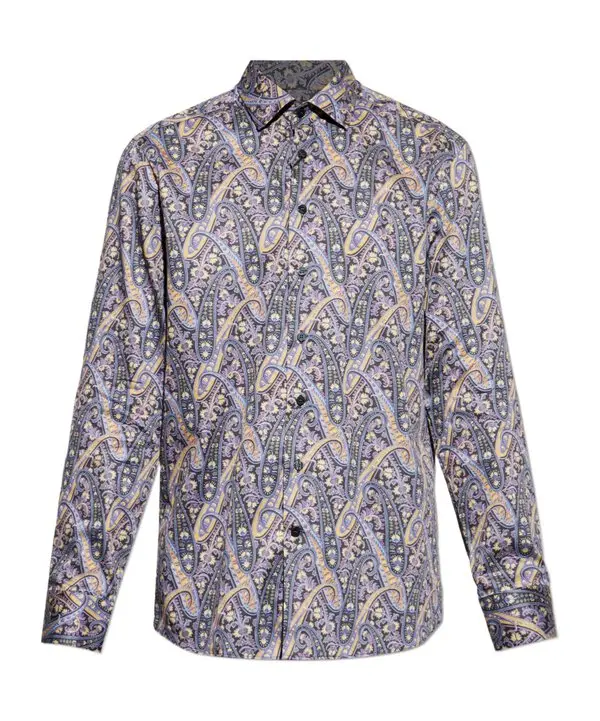 Etro Maxi Flower Paisley Shirt
