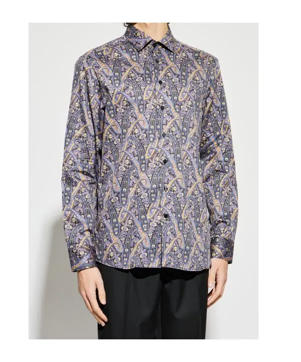 Etro Maxi Flower Paisley Shirt