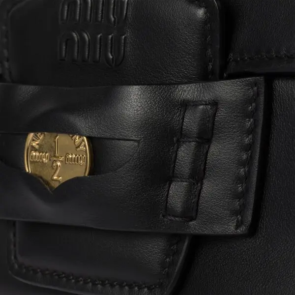 Miu Miu Penny Leather Bag - Black