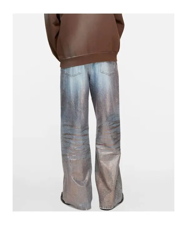 Acne Studios 1981 Loose Glitter Jeans - Blue
