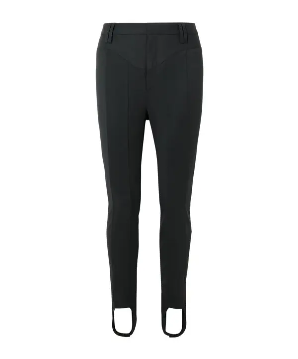 JEAN PAUL GAULTIER Wool Blend Stirrup Leggings - Black