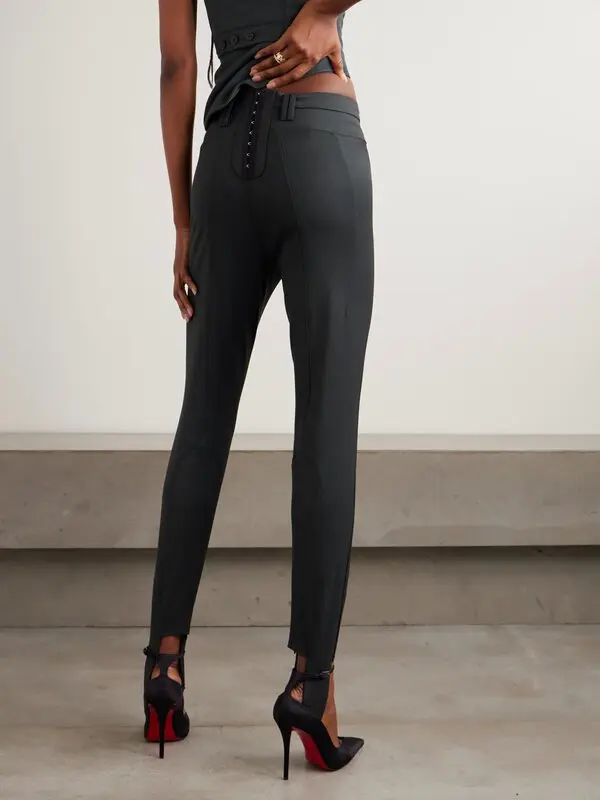 JEAN PAUL GAULTIER Wool Blend Stirrup Leggings