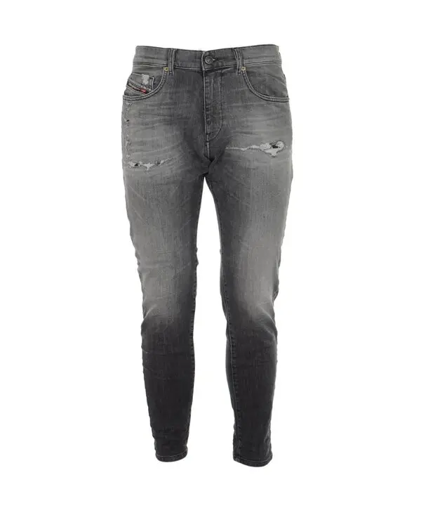 DIESEL® Slim Distressed Jeans - Black